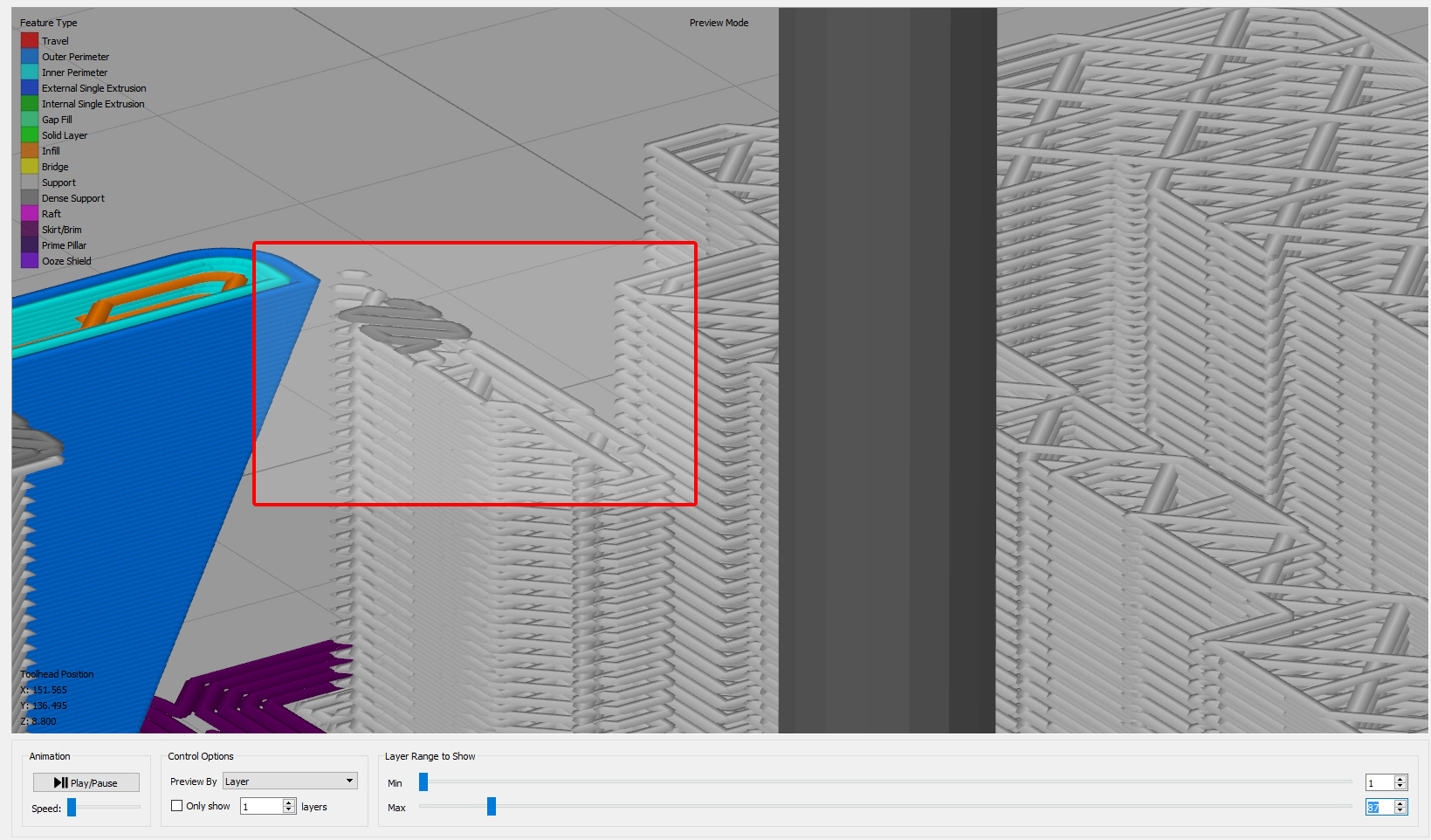 BUG: Dense Support with/without Single Walls - Simplify3D User Forum